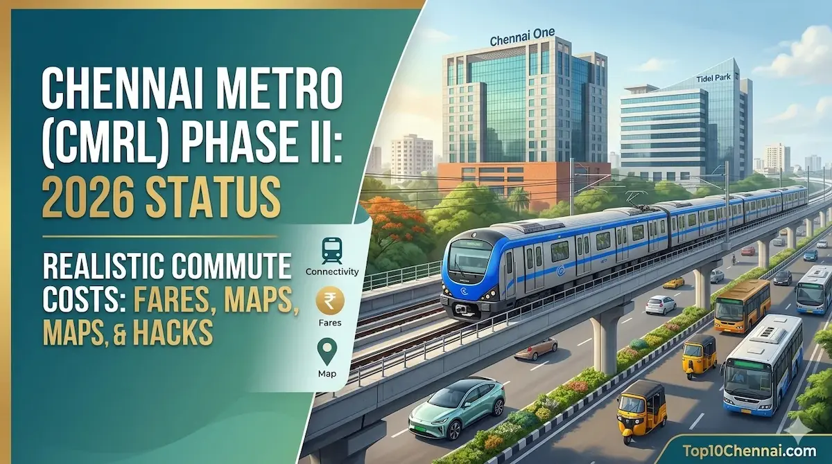 Chennai Metro Phase 2 Guide (2026): Map, Fares & Station Status- Top 10 ...